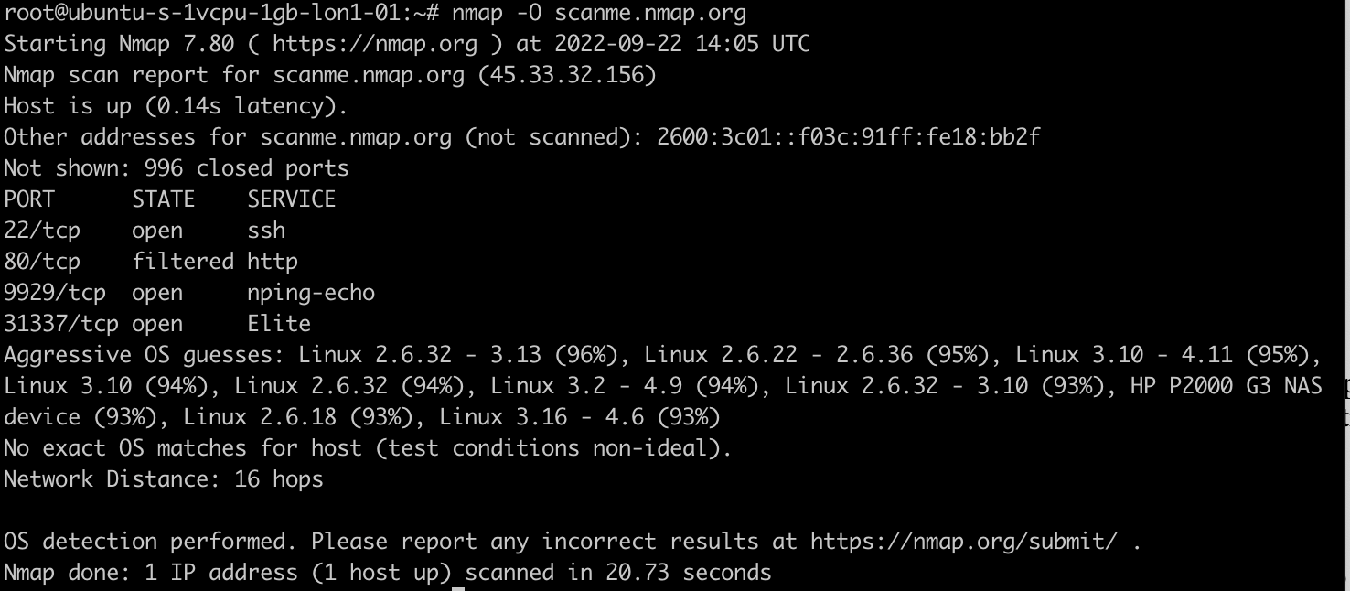 Nmap: OS detection failed (no exact match) – не удалось определить ОС. - ScaniteX - Professional ...